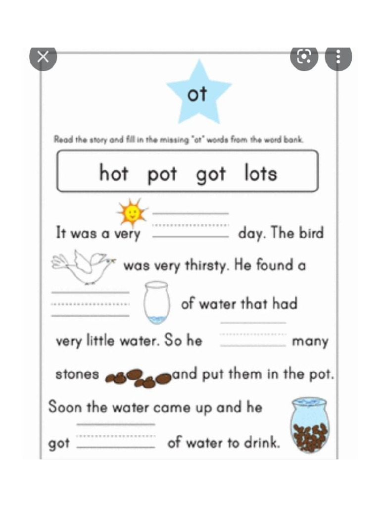 Sentnces Missing Ot Words | PDF