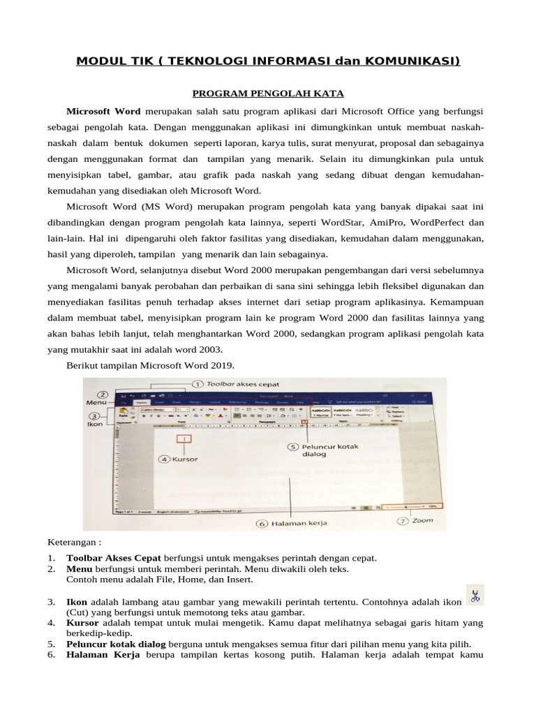 MODUL Dan WOrksheet TIK 3 Kelas 3 | PDF