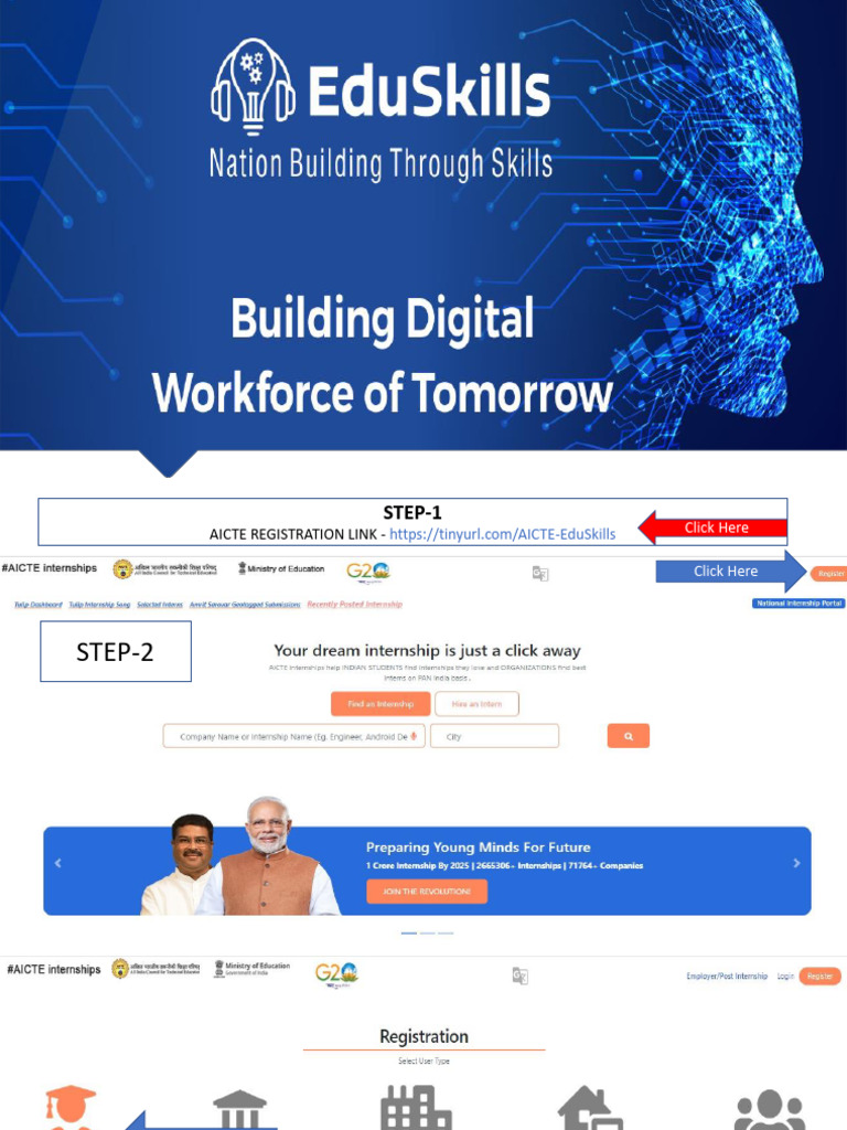 AICTE Registration Process | PDF | Career & Growth