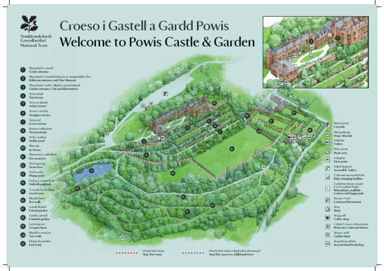 Powis Castle and Garden Map | PDF | Parks