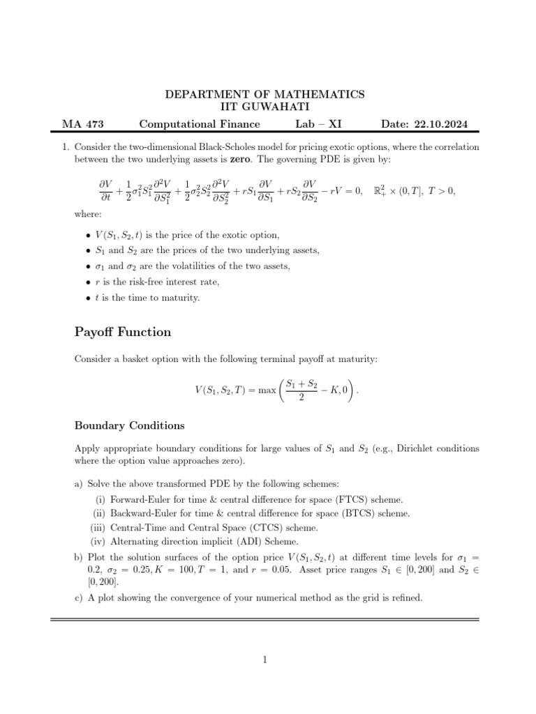 MA473 Lab11 | PDF | Teaching Methods & Materials