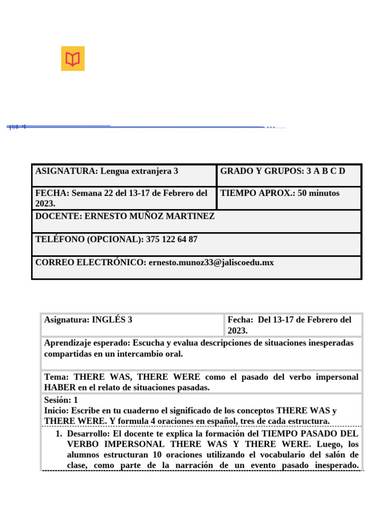 22 Seming 3 Sec 48 Emm | PDF | Evaluación | Verbo