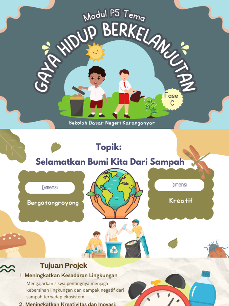Modul P5 Tema Gaya Hidup Berkelanjutan | PDF | Seni Modul P5 Tema Gaya Hidup Berkelanjutan | PDF | Seni