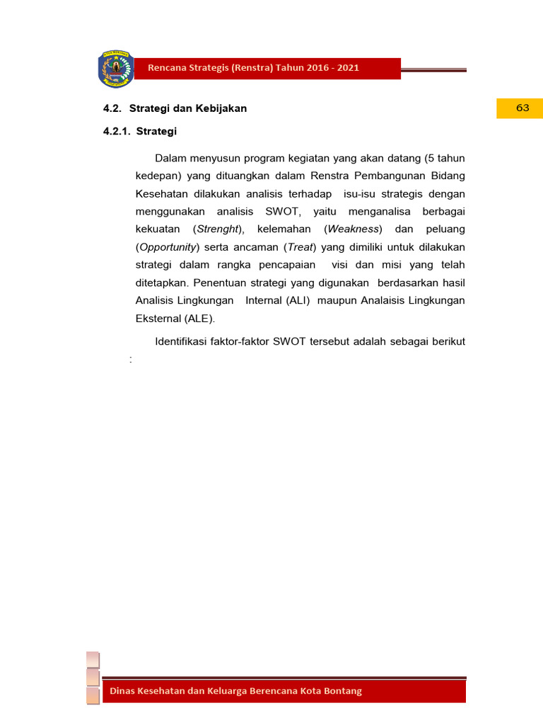 BAB 4c Tujuan Dan Sasaran | PDF | Pengelolaan Keuangan & Uang