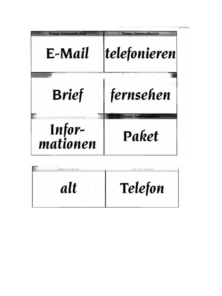 Sprechen A1 - Modellsatz (Teil 2+3) | PDF