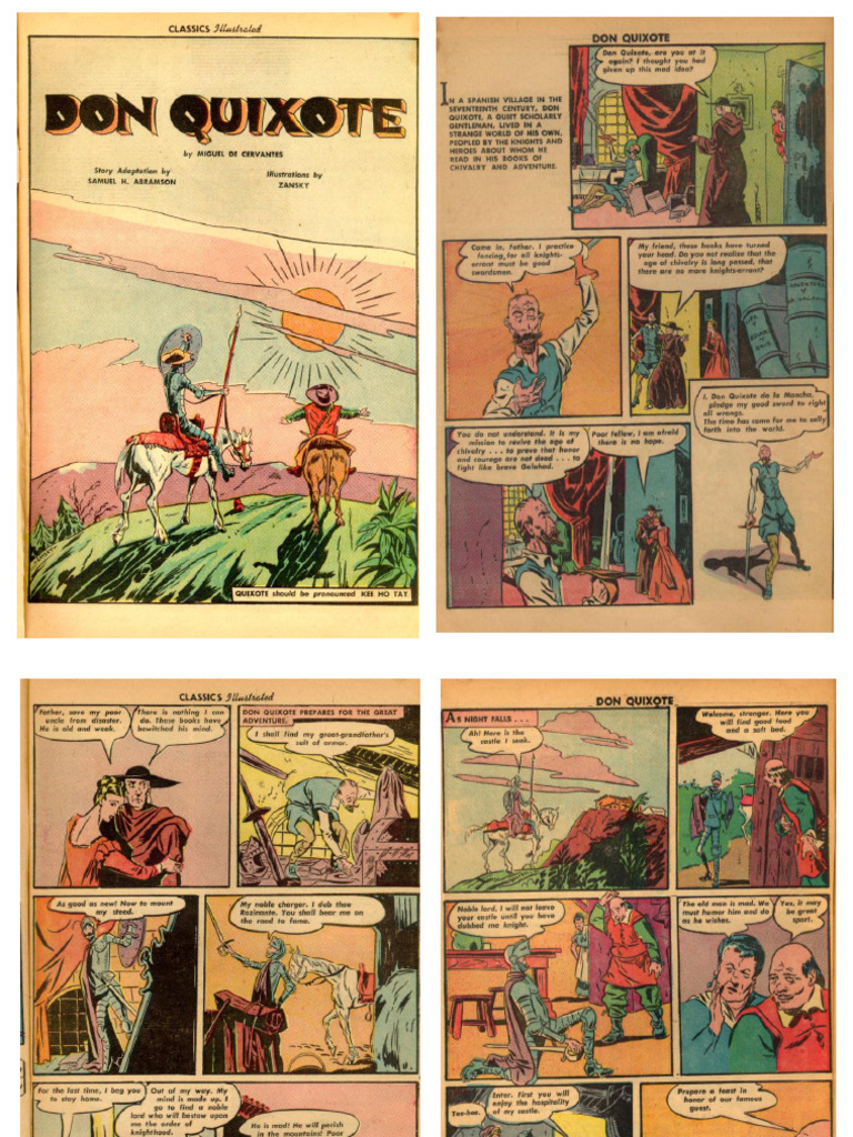 Don Quixote Comic | PDF