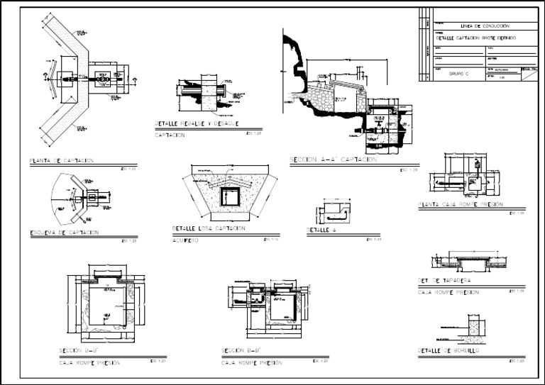 Detalle Captacion Brote Definido | PDF