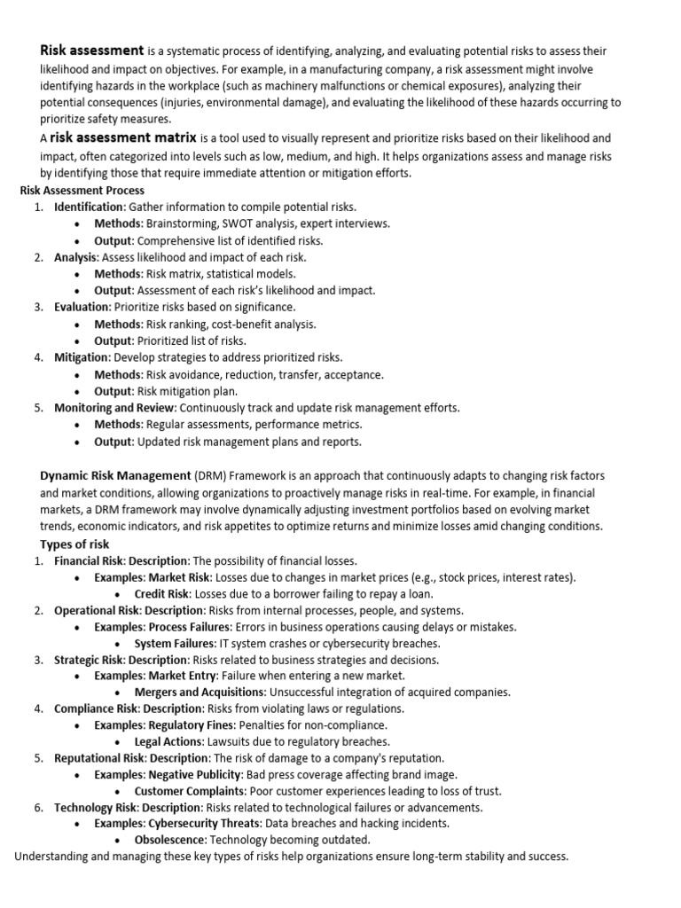 Comprehensive Risk Management Guide | PDF | Risk | Risk Management