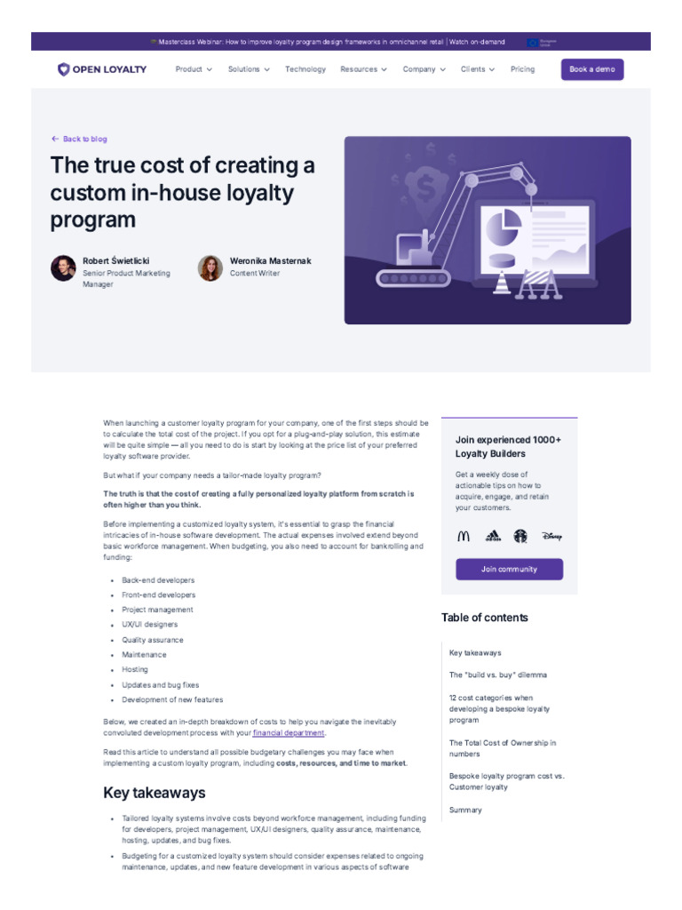 True of Cost of Loyalty Program | PDF | Marketing | Loyalty Program