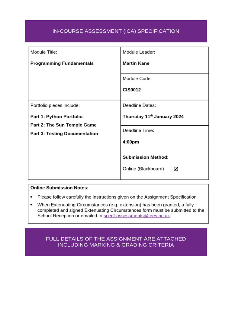 Programming Fundamentals CIS0012 ICA 2324 | PDF | Art | Computers