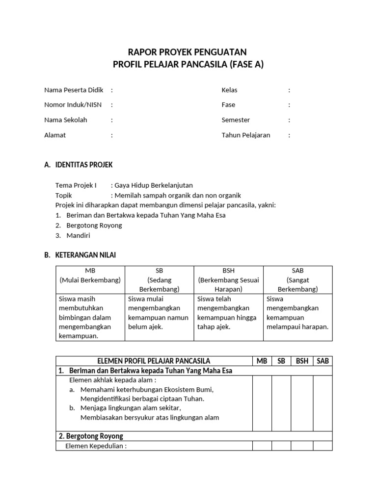 Rapor P5 (Fase A) | PDF