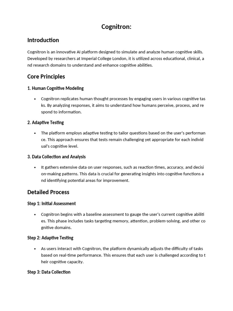Cognitron and Neocognitron Overview | PDF | Cognition | Artificial ...