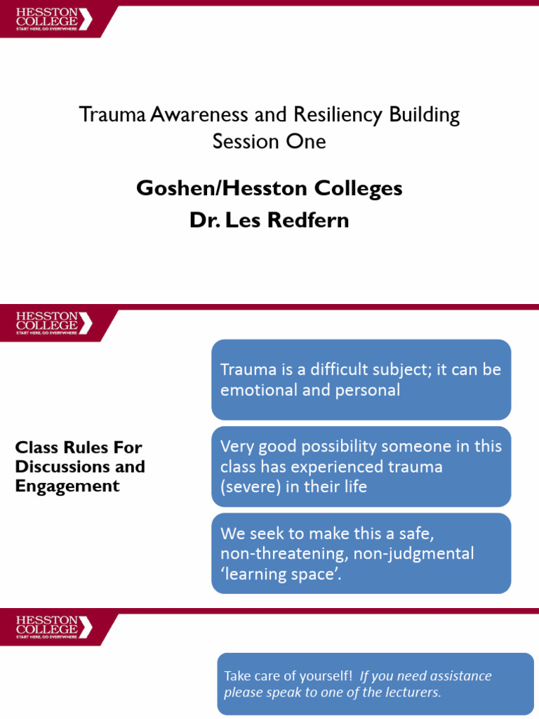 Why Study Trauma | PDF | Psychological Trauma | Psychological Resilience