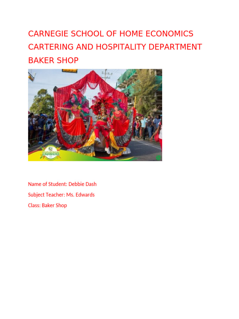 Debbie's Time Plan Baker Shop 2 | PDF | Custard | Baking