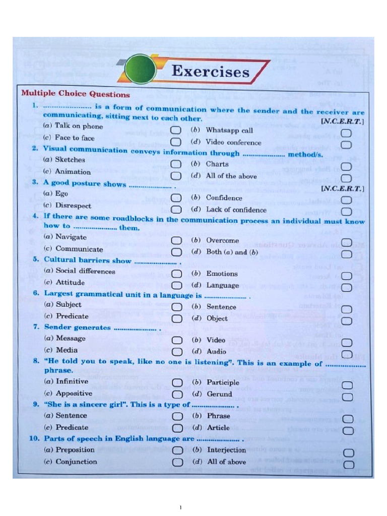 Class 10 Employability Skills CH 1ygy | PDF