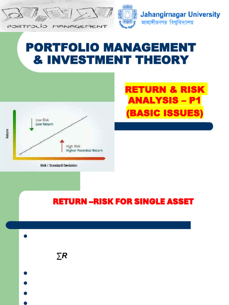 Class Return & Risk-Part-1 | PDF | Diversification (Finance ...