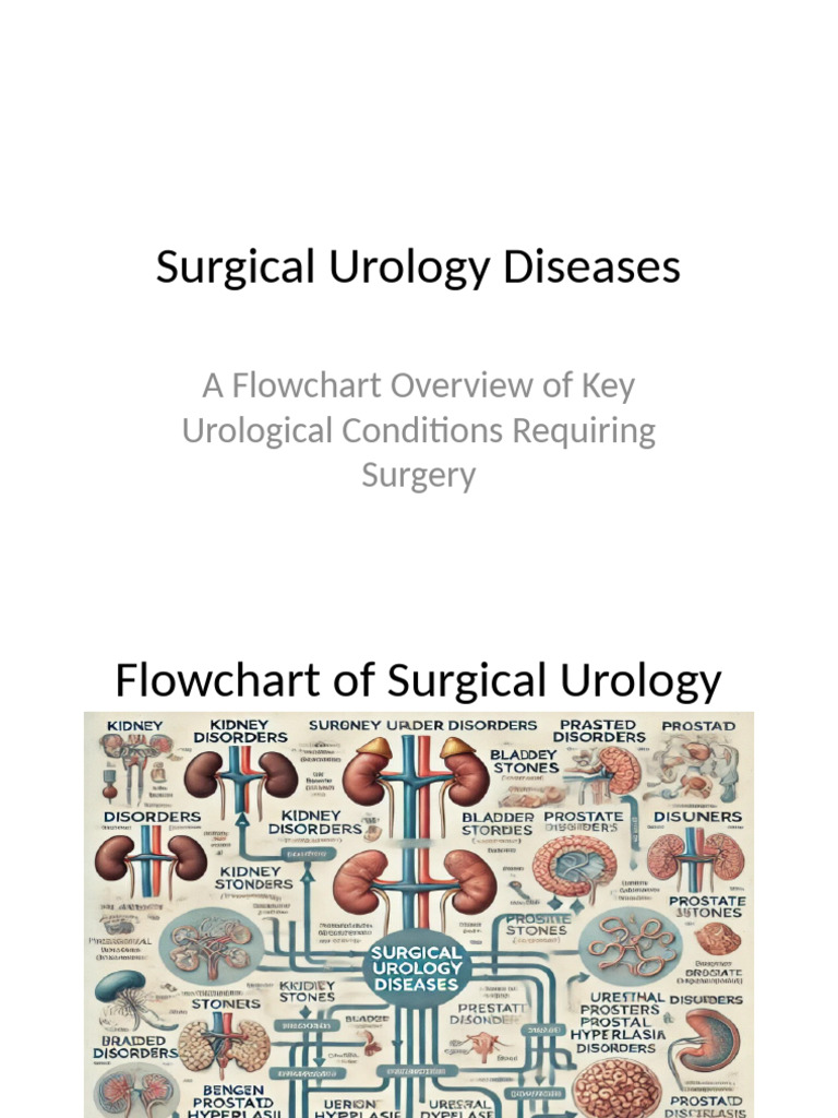 Surgical Urology Diseases Flowchart Presentation | PDF