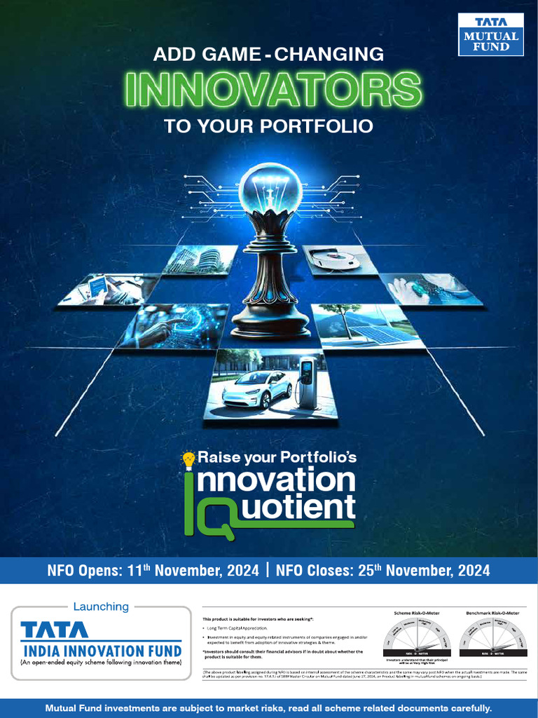 Tata India Innovation Fund - One Pager | PDF | Investing | Innovation