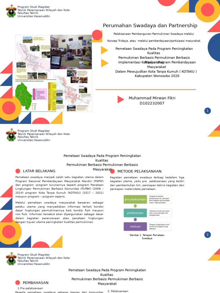 Tugas Presentasi Perumahan Swadaya | PDF