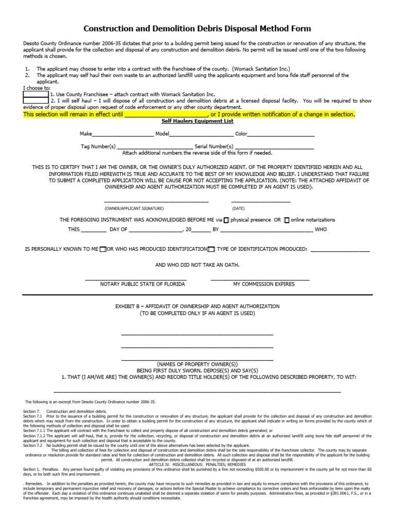 Construction Debris Disposal Guide | PDF | Legal Remedy | Waste Management