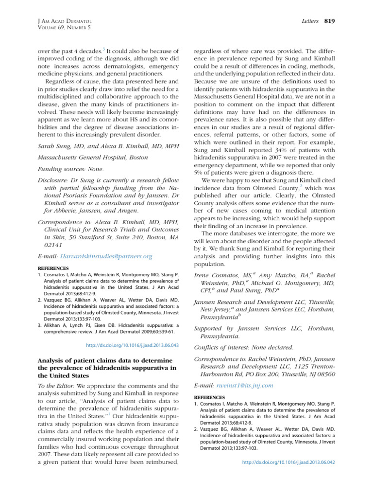 Analysis of Patient Claims Data To Determine The P | PDF | Physician ...