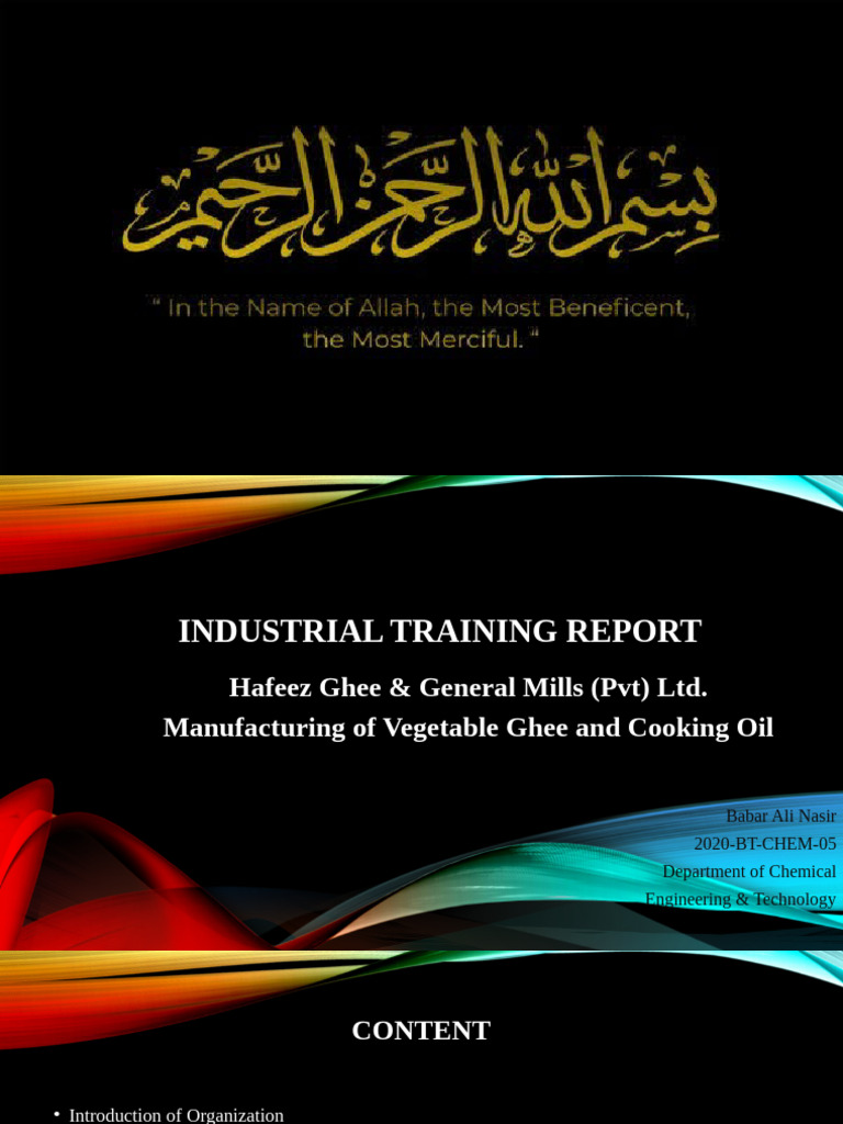 Hafeez Ghee Mill | PDF | Water Purification | Oxide