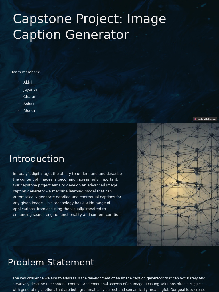 Capstone Project Image Caption Generator | PDF | Deep Learning | Artificial Neural Network