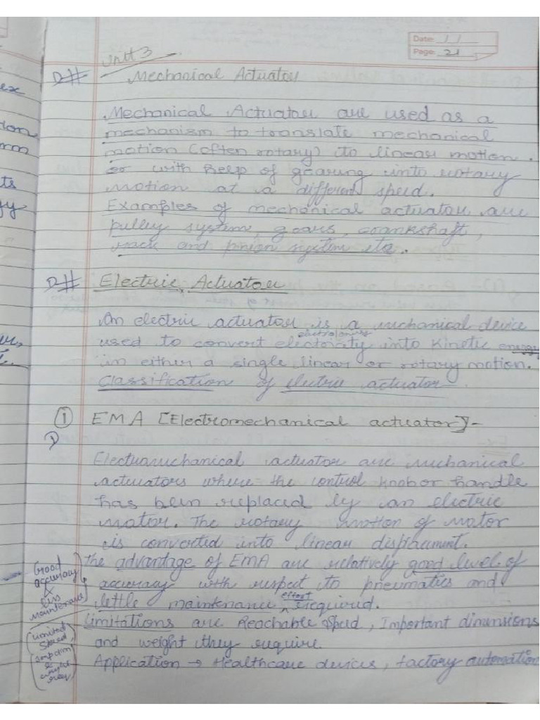 Unit-1,2,3 (Mechatronics) Notes Diploma | PDF