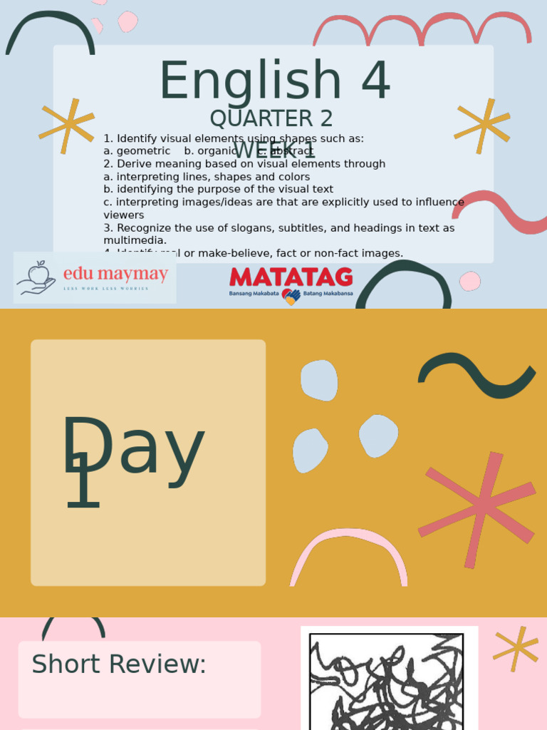 Q2 English4 Week1 | PDF | Shape | Image