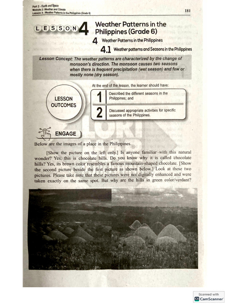 WEATHER PATTERNS IN THE PHILIPPINES (Grade 6) | PDF