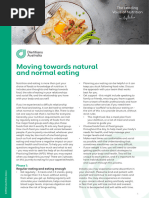 RAVES Framework for Positive Food Relationships | PDF | Eating | Foods