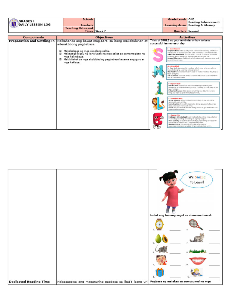 W7 Q2 CUF RL and Language | PDF