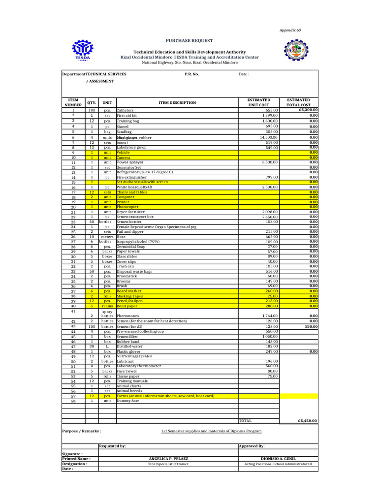 Pr-Diploma Instructionals Materials | PDF