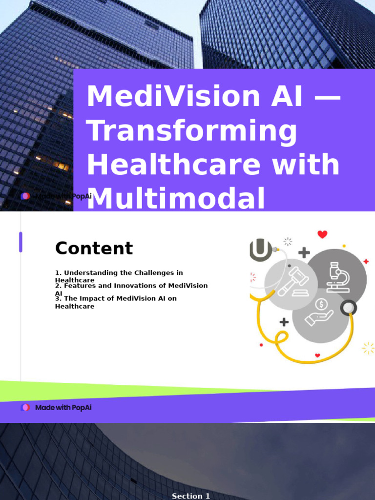 MediVision AI - Transforming Healthcare With Multimodal Gene | PDF ...