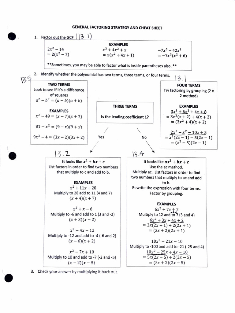 Factoring Mixed Pdf Mathematics Of Computing Mathematical Objects