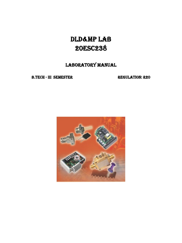 DLD&M Lab Manual-I | PDF | Engineering | Science