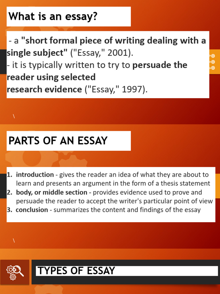 Essay Types and Structure Explained | PDF | Essays | Cognition