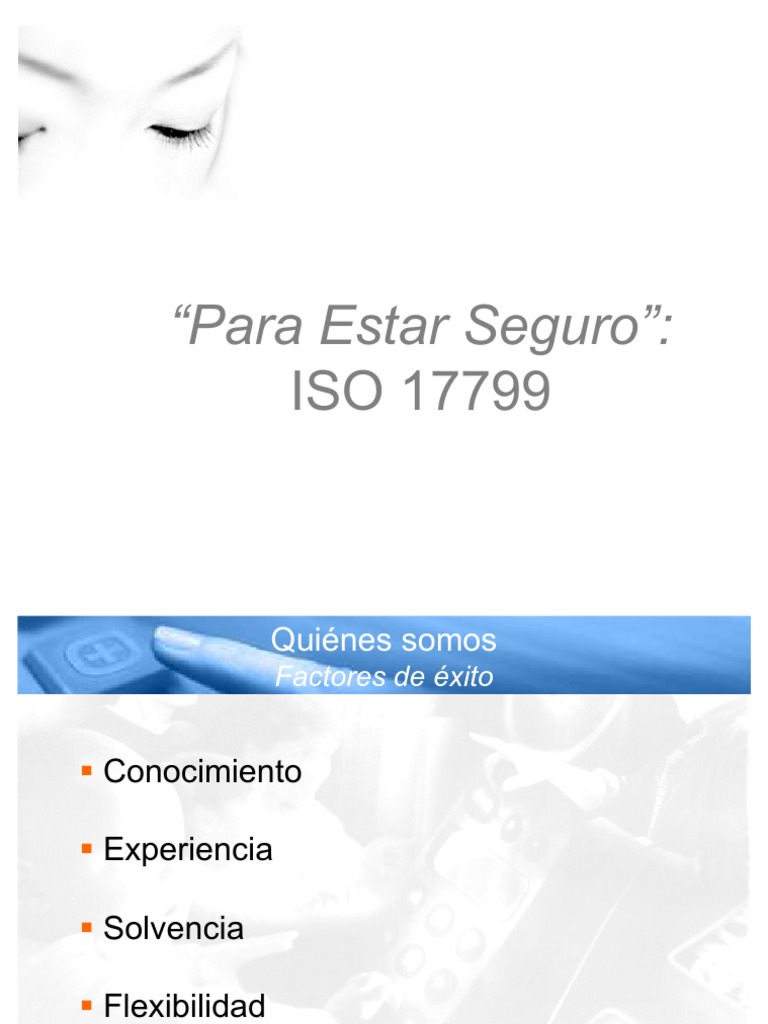 Security ISO 17799 | PDF | Seguridad de información | La seguridad ...