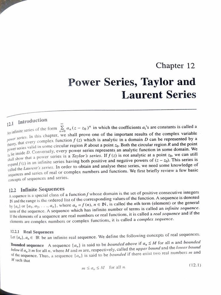 Power and Taylor Series | PDF