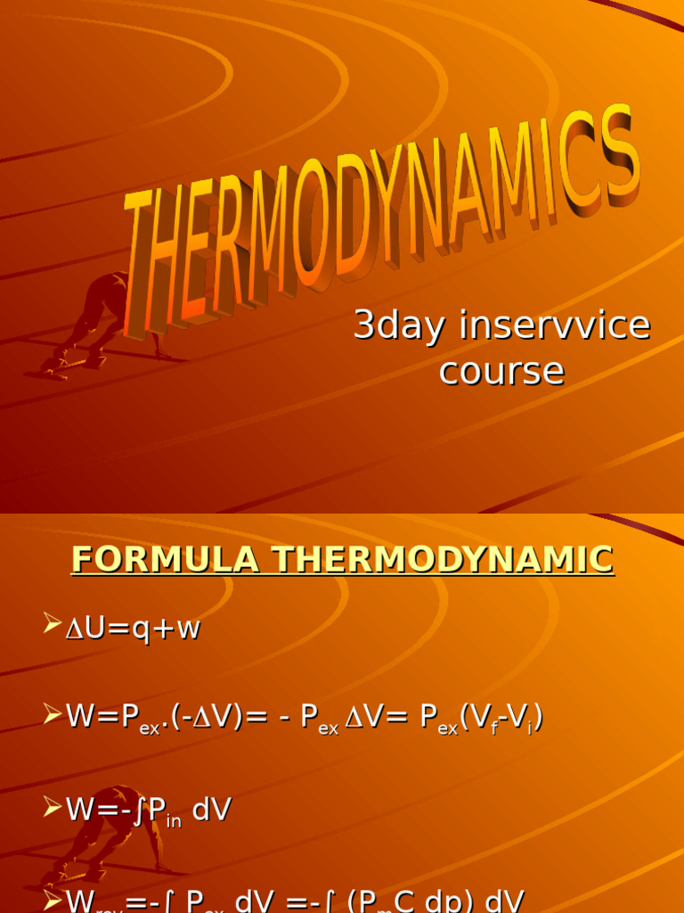 Unit 6 Thermodynamics | PDF | Physical Chemistry | Metrology