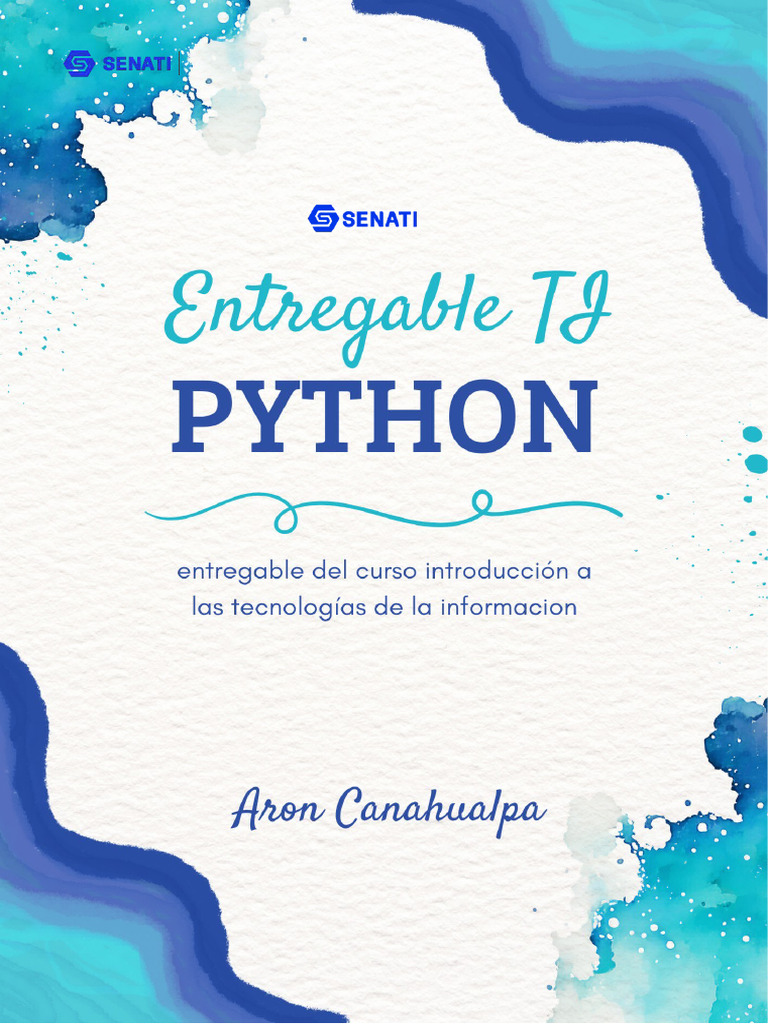 Entregable Python - Andres | PDF | Programa de computadora | Programación