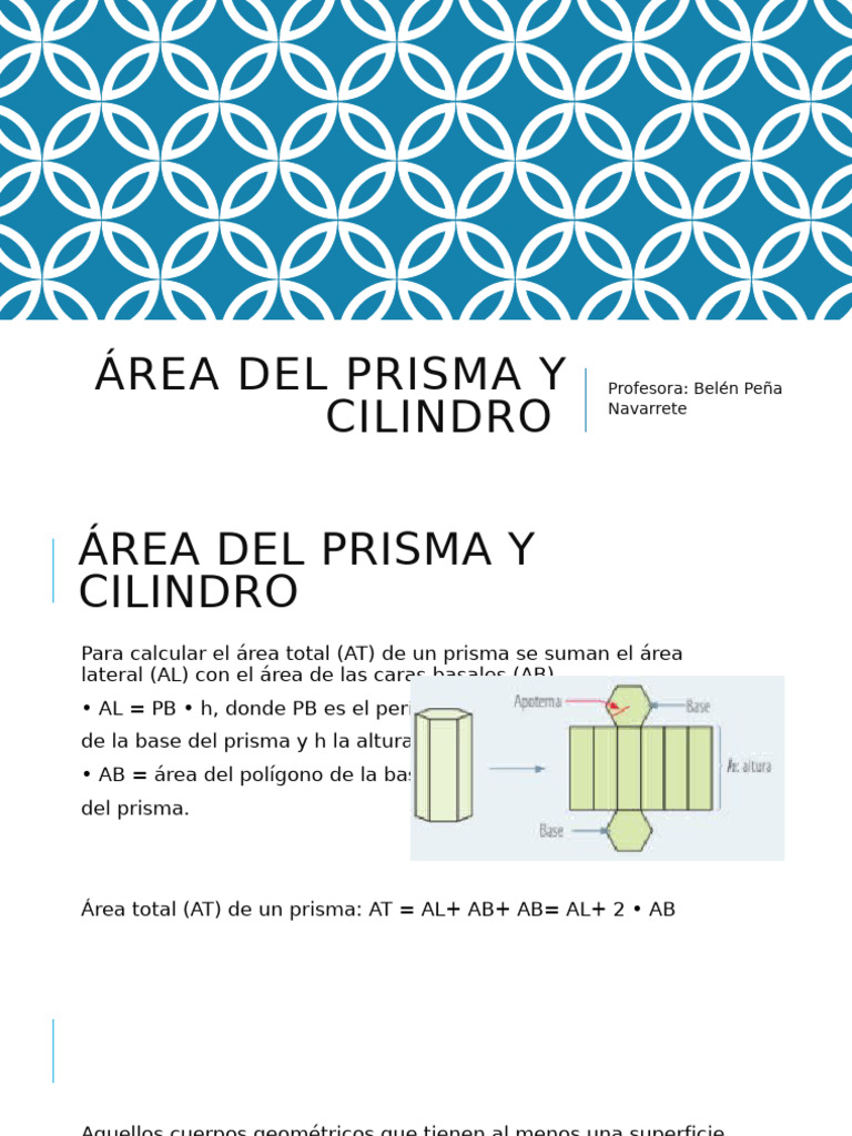 Área Del Prisma y Cilindro | PDF | Hogar y jardín | Ciencia y matemática