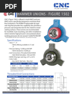 Figure 206 Hammer Union Specs | PDF | Pipe (Fluid Conveyance ...