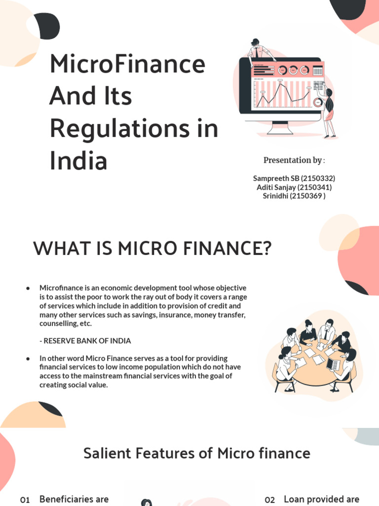 Micro Financial Institutions - Sampreeth SB, Aditi Sanjay, S Srinidhi ...