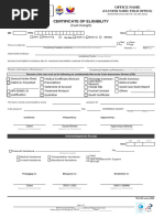 DSWD AICS Registration and Eligibility Form | PDF | Social Work