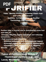 Centrifugal Purifiers on Ships Explained | PDF | Water | Oil