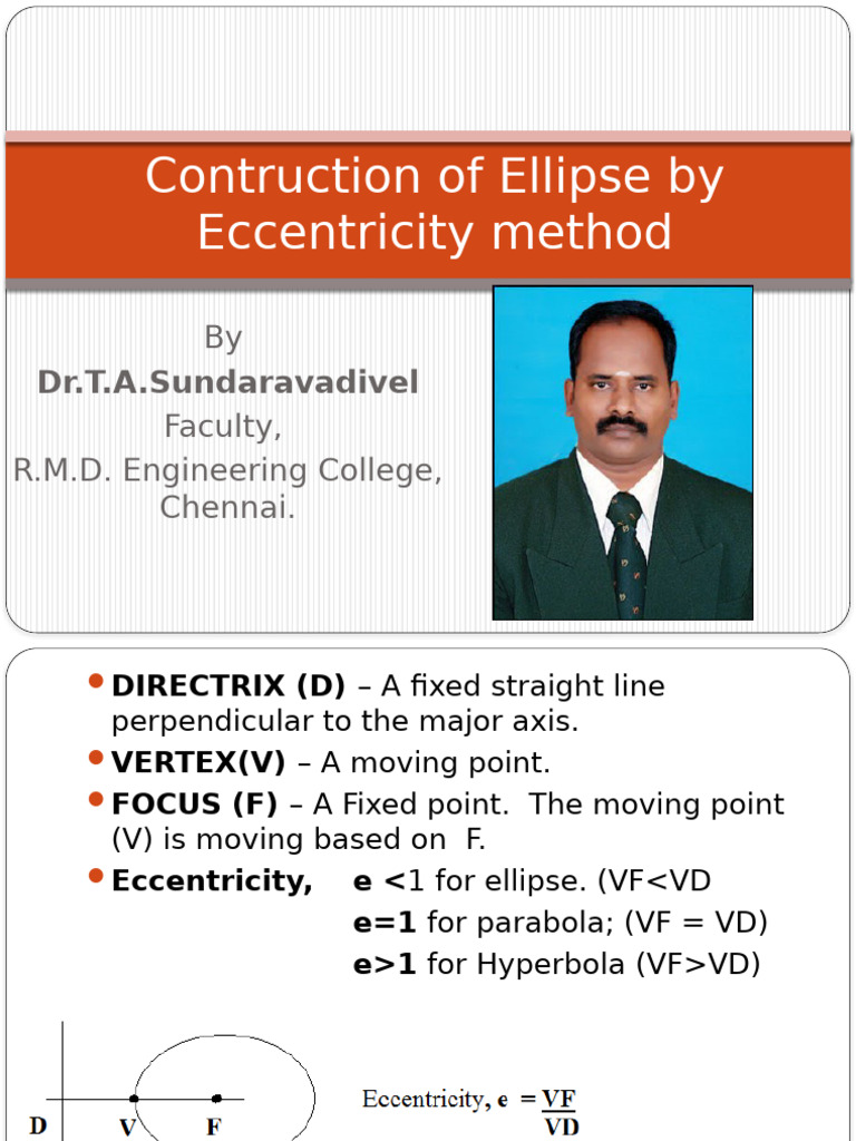 Eccentricity Method For Ellipse Construction Pdf