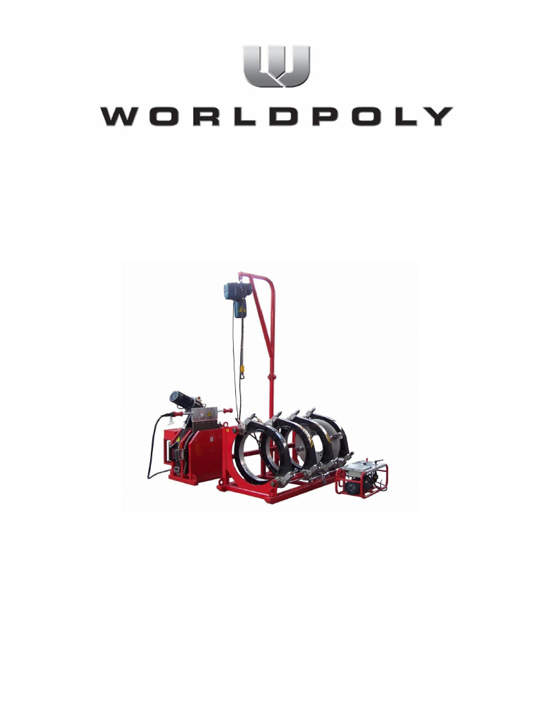 WHD630 Worldpoly Operation Manual | PDF | Pipe (Fluid Conveyance) | Valve