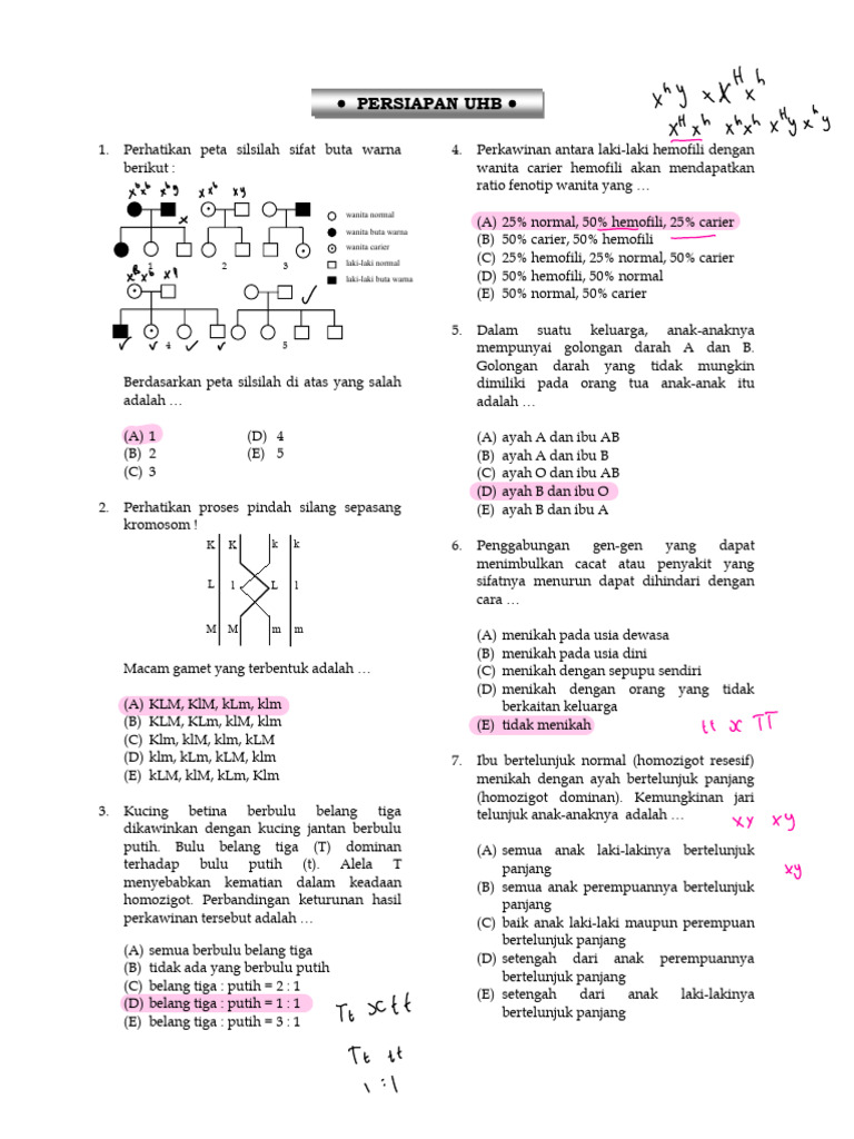 Paket - Uhb Pola Hereditas NOTE | PDF