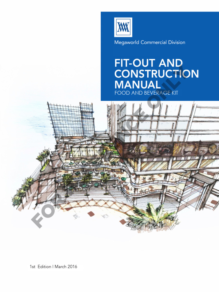 Fit-Out Guidelines - F - B | PDF | Duct (Flow) | Fire Sprinkler System